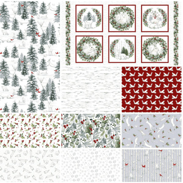 Studio E Winter White Winter Berries - Dianne Sews and More, Your Nixa ...
