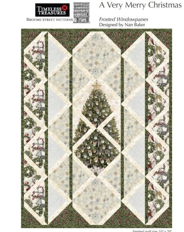 Frosted Windowpanes Quilt Pattern - Dianne Sews and More