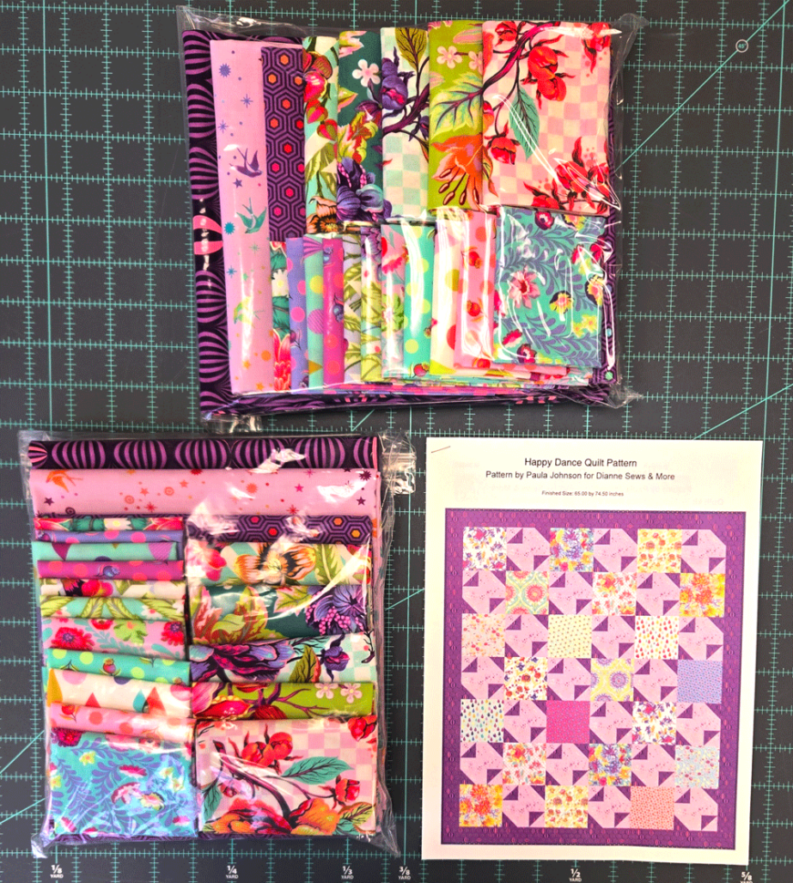 Free Spirit Happy Dance Quilt Kit Featuring Tula Pink’s Untamed ...