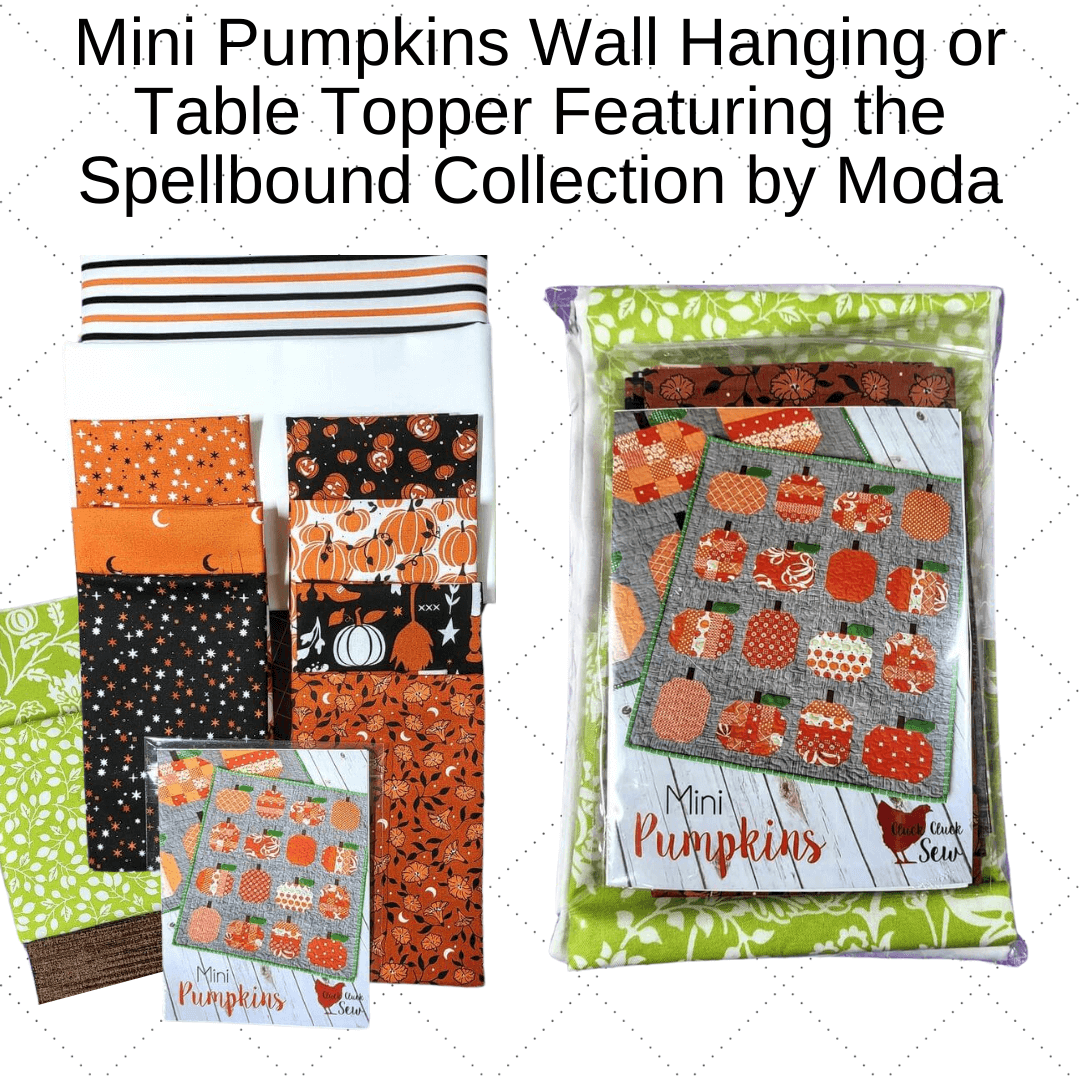 Mini Pumpkins Wall Hanging/Table Topper Complete Kit - Dianne Sews and More